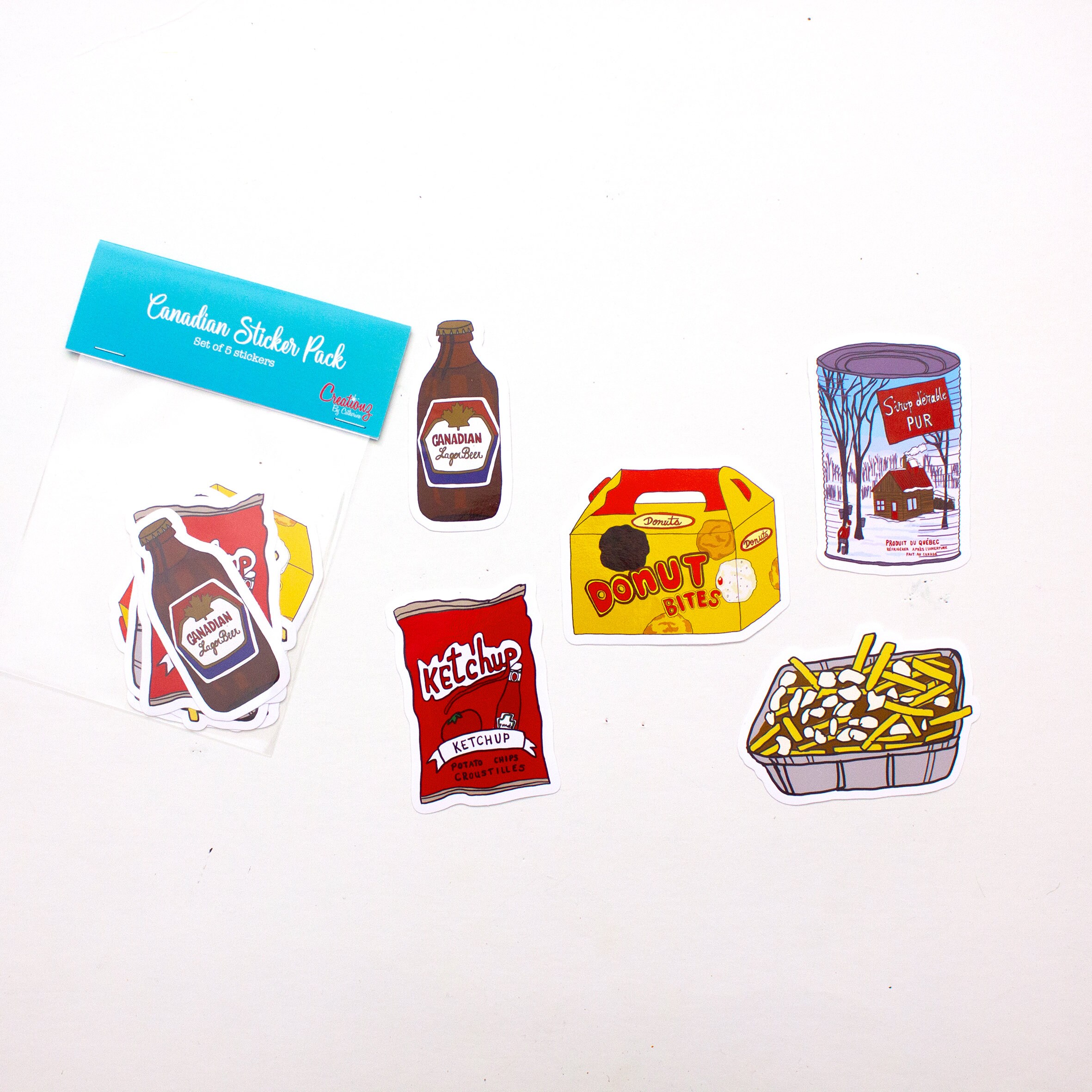 Canadian Sticker Pack | Etsy
