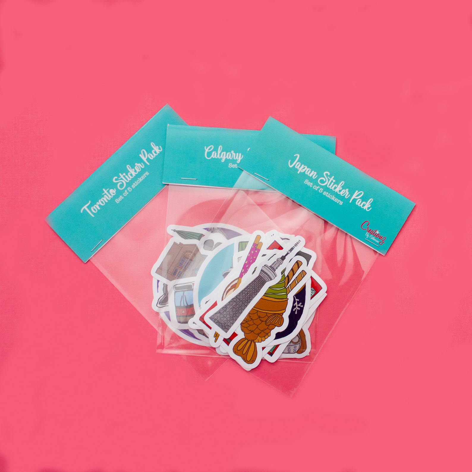 Japan Sticker Pack Vinyl Stickers Japanese Inspired Tokyo | Etsy