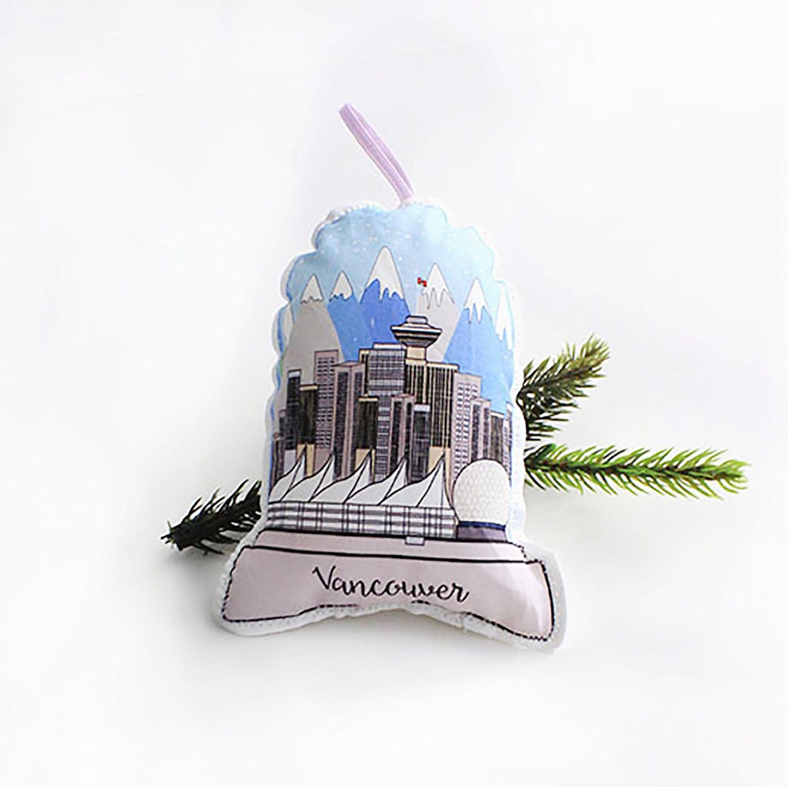 Vancouver Illustrated Map. Vancouver Icons and Landmarks City Art Print ...