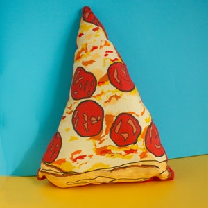Pizza Pillow, Throw Pillow, Food Shaped Cushion - Etsy