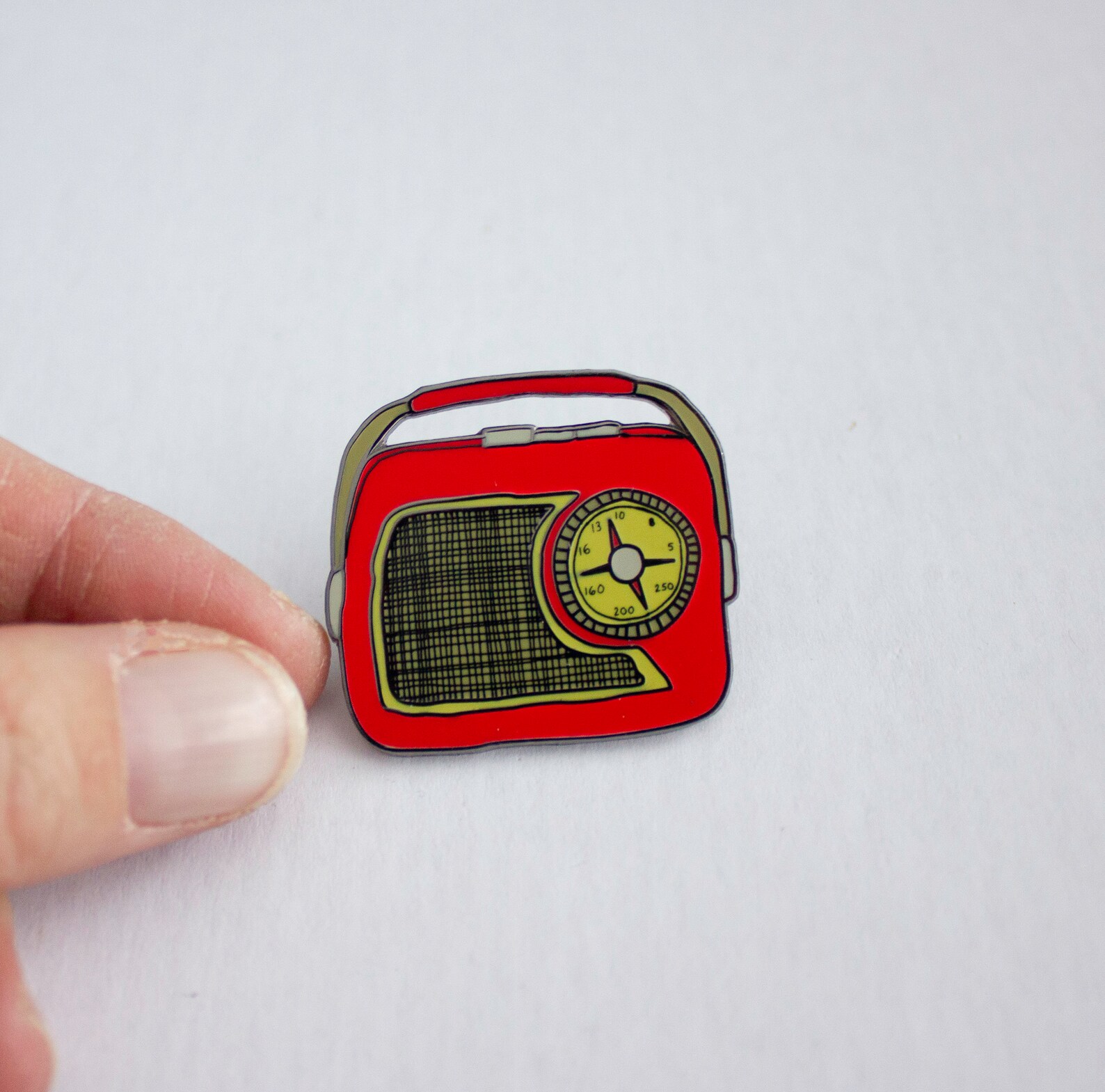 Vintage Radio Enamel Pin Retro Radio Lapel Pin Black Metal - Etsy Australia