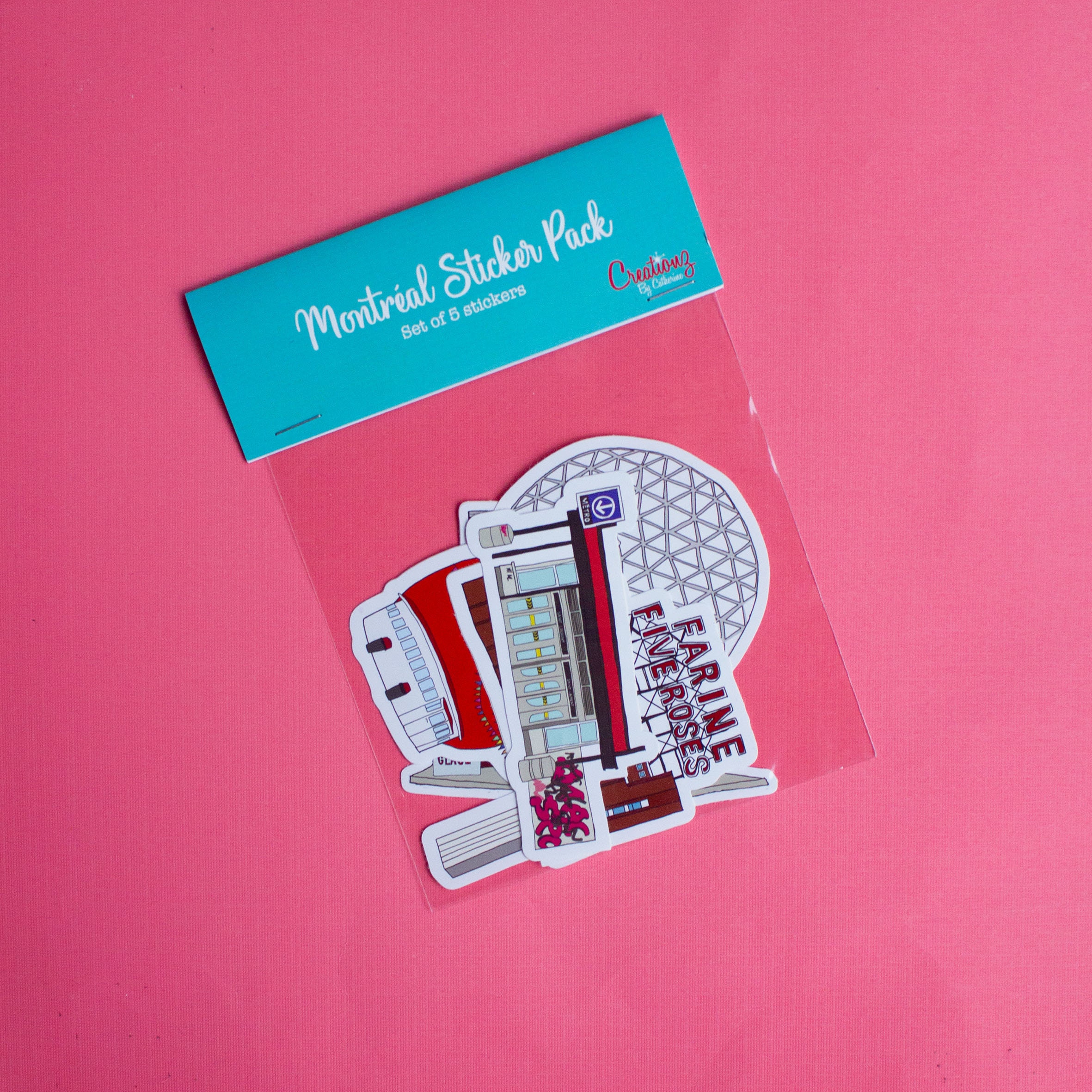 Montreal sticker pack vinyl stickers | Etsy