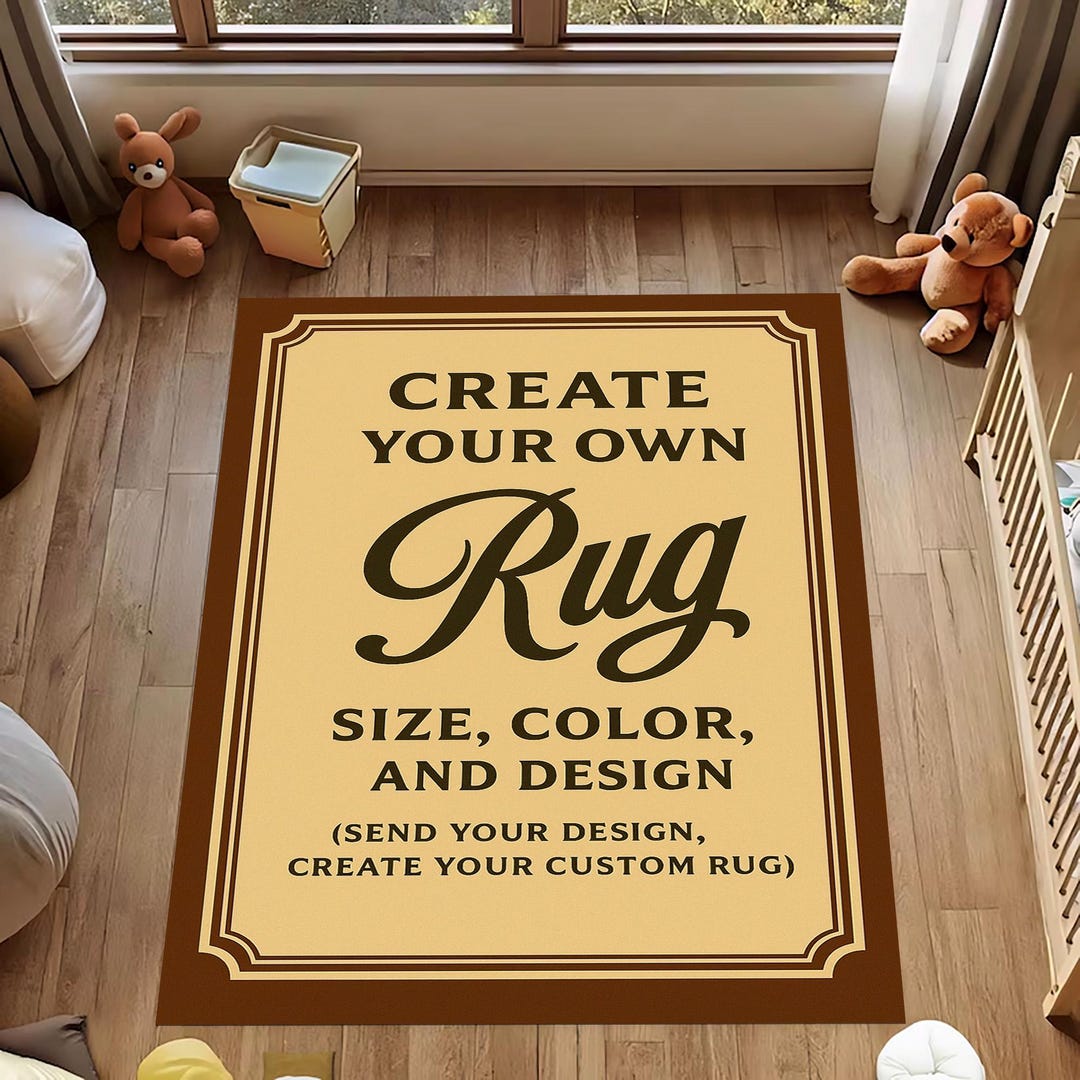 Customizable Rug: Create Your Own Design Carpet, Personalized Custom ...