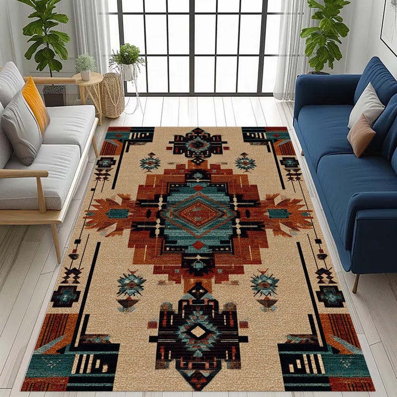 Aztec Rug - Etsy