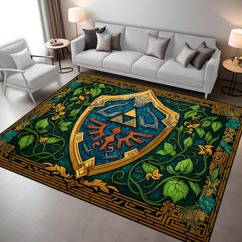 Zelda Triforce Rug - Etsy