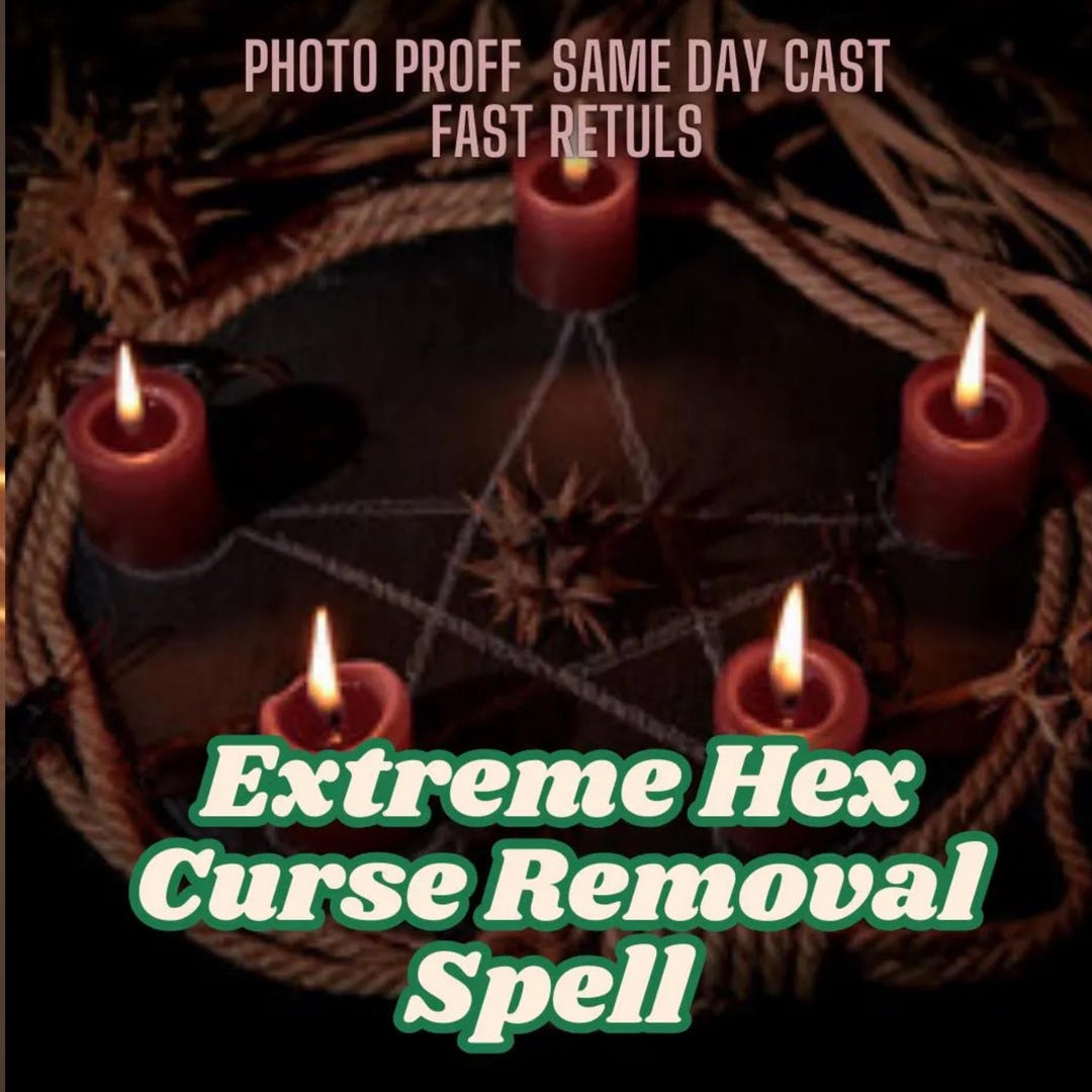 Hex Removal Spell – Curse Breaking Ritual Kit for Cleansing ...