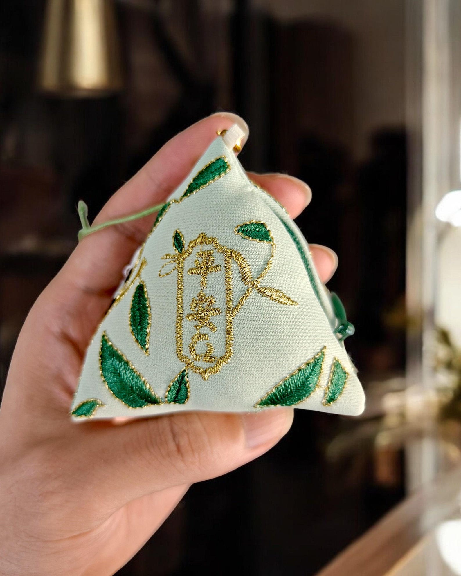 Handmade Zongzi-shaped Chinese Fragrant Sachet | Cotton Herbal Aroma ...