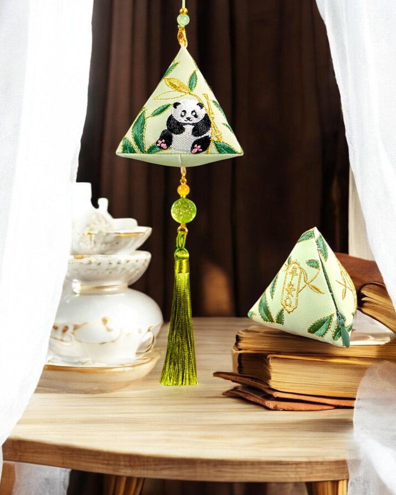 Handmade Zongzi-shaped Chinese Fragrant Sachet | Cotton Herbal Aroma ...