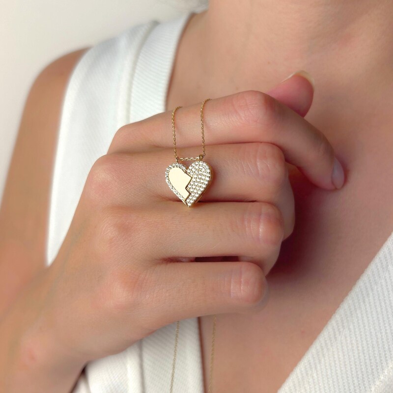 Broken Heart Jewelry - Etsy