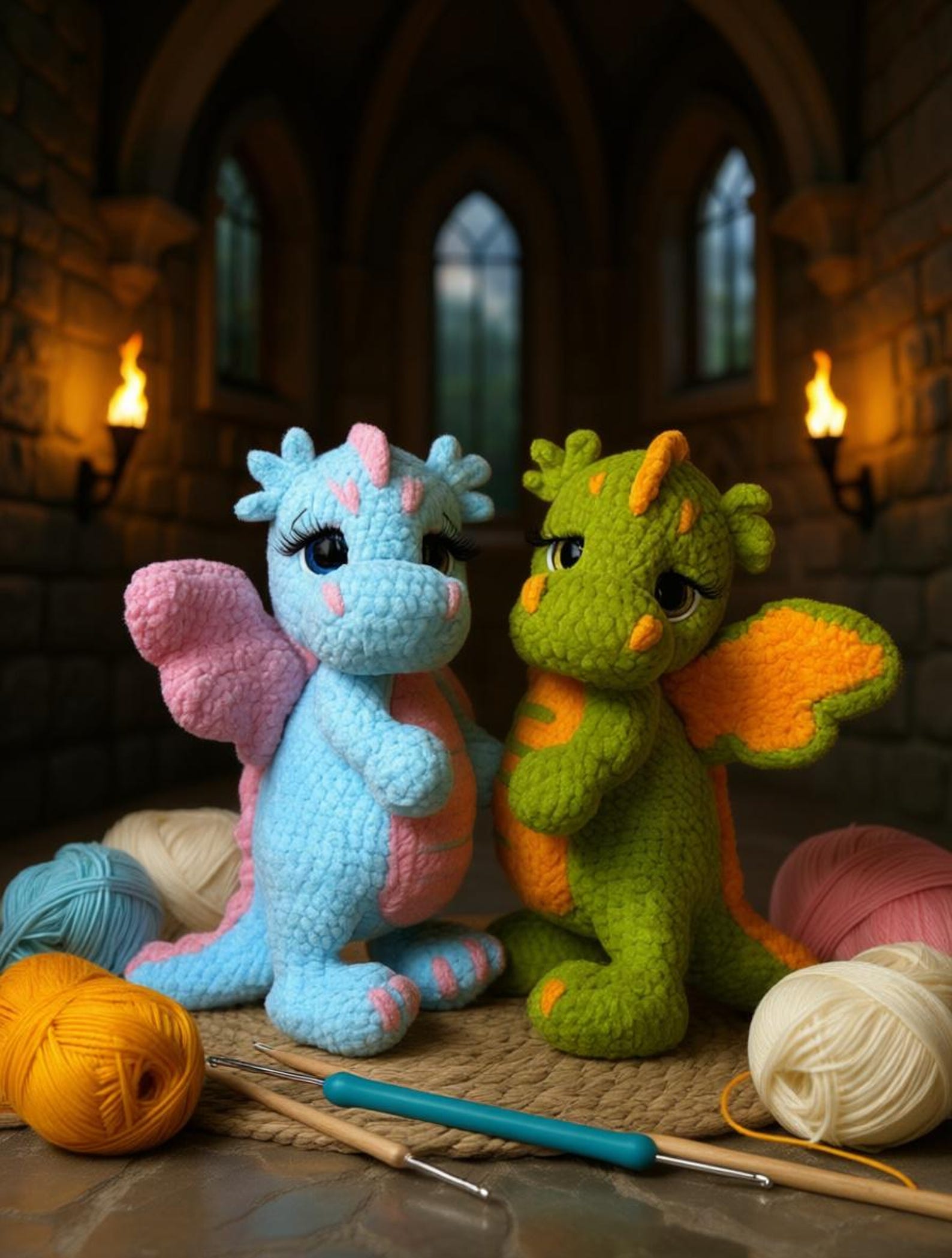 Adorable Dragons Knitting Pattern | Cute DIY Dragons Amigurumi | PDF ...