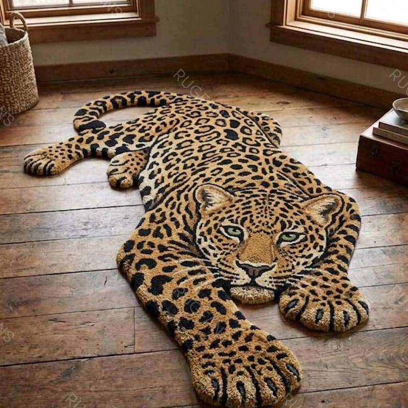 Leopard Carpet - Etsy UK