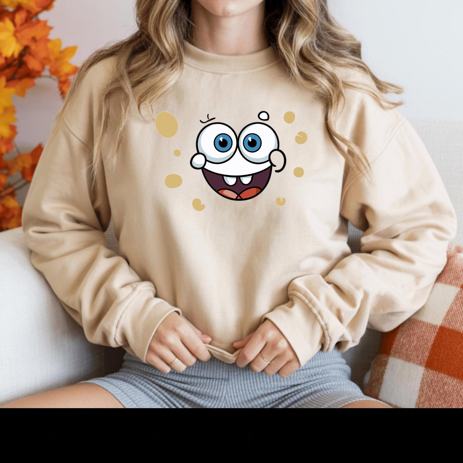Cartoon Face Sponge SVG | Funny Cute PNG Clipart | PDF Digital Download ...