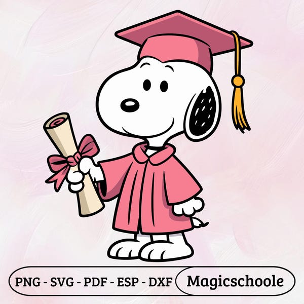 Snoopy Graduation Cards - Etsy