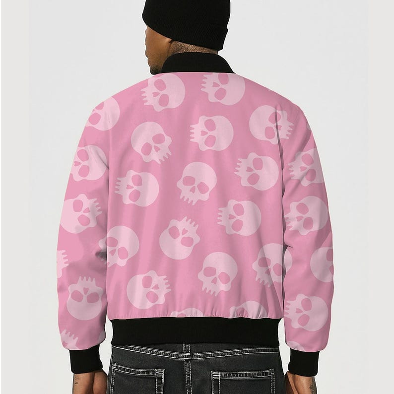 AJ 5 Medium Soft Pink 5s 35th Jacket, Skull, Shirt Match Sneakers - Etsy