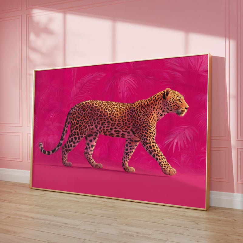 Y2k Cheetah Wall Art - Etsy