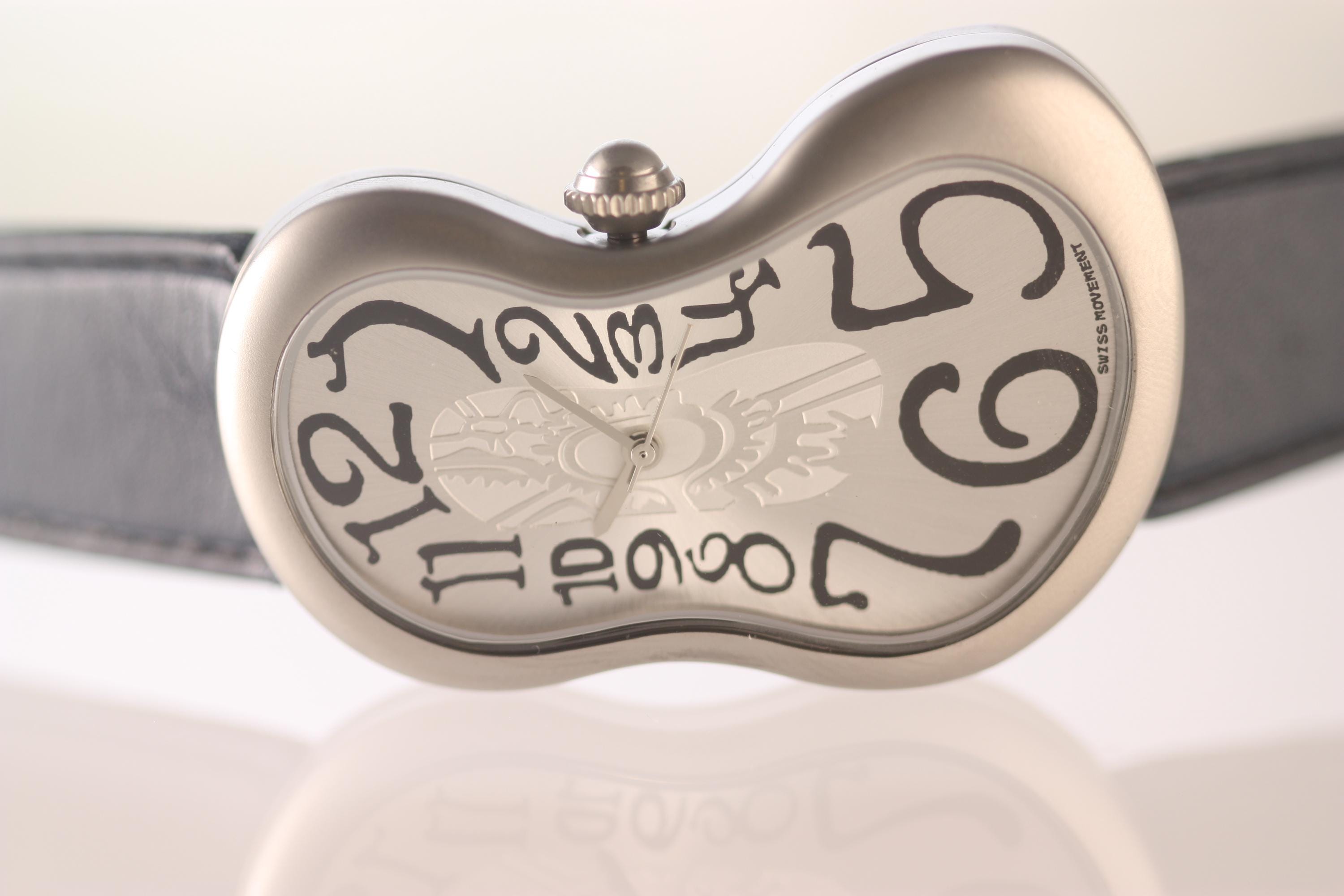 Melting Watch Dali Inspired Vintage Style Rare French Homage Irregular ...