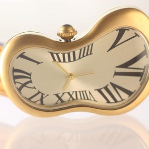 Melting Watch Dali Inspired Vintage Style Rare French Homage Irregular ...