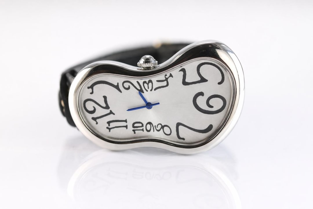 Melting Watch Dali Inspired Vintage Style Rare French Homage Soft ...