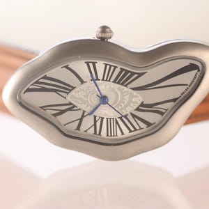 Melting Watch Dali Inspired Vintage Style Rare French Homage Irregular ...
