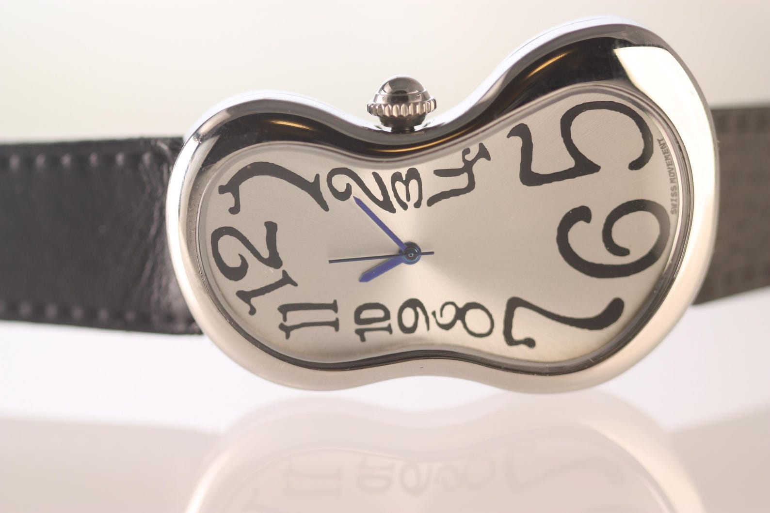 Melting Watch Dali Inspired Vintage Style Rare French Homage Irregular ...