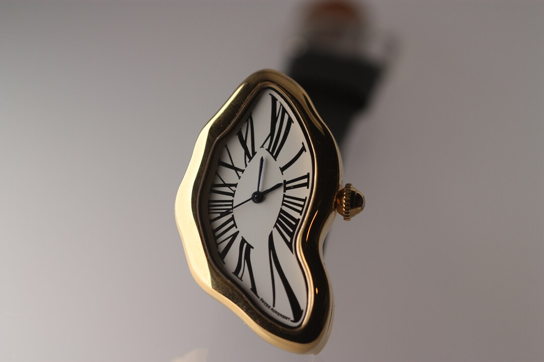 Liquid Time Dali Inspired Melting Vintage Style Rare Homage Women ...