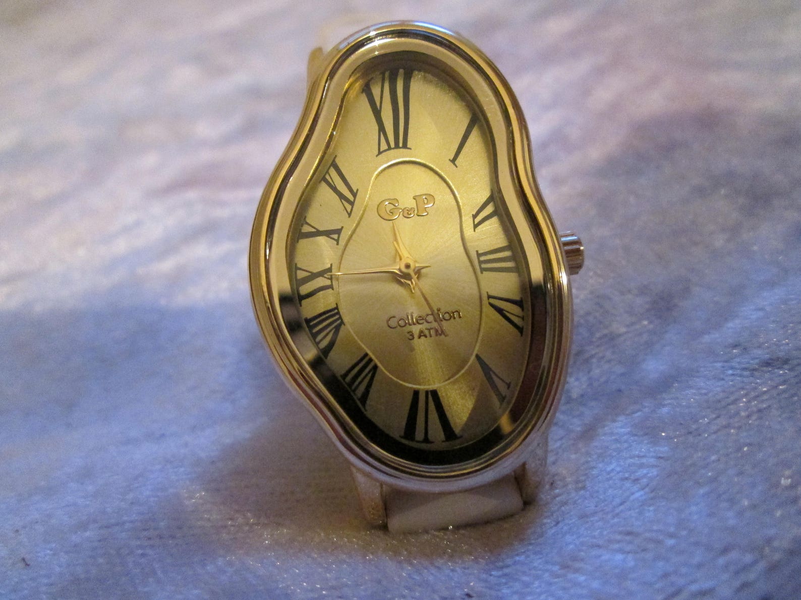 Gold Salvador Dali Inspired Brown Leather Wrap Watch Dali | Etsy