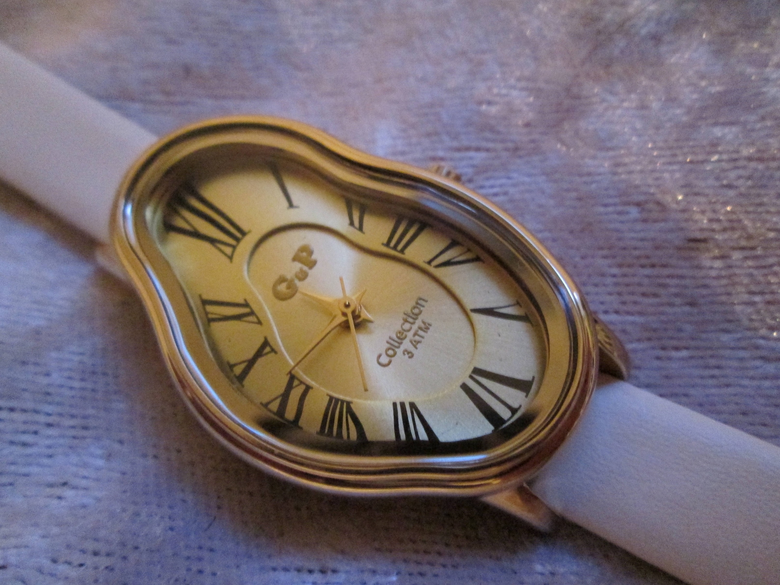 Gold Salvador Dali Inspired Brown Leather Wrap Watch Dali | Etsy