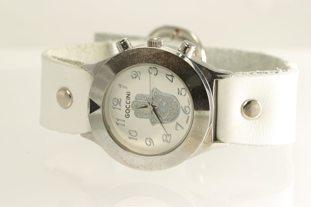 Shema Israel Watch, Judaica Religious Watch, Hamsa Evil Eye Wrist Watch ...