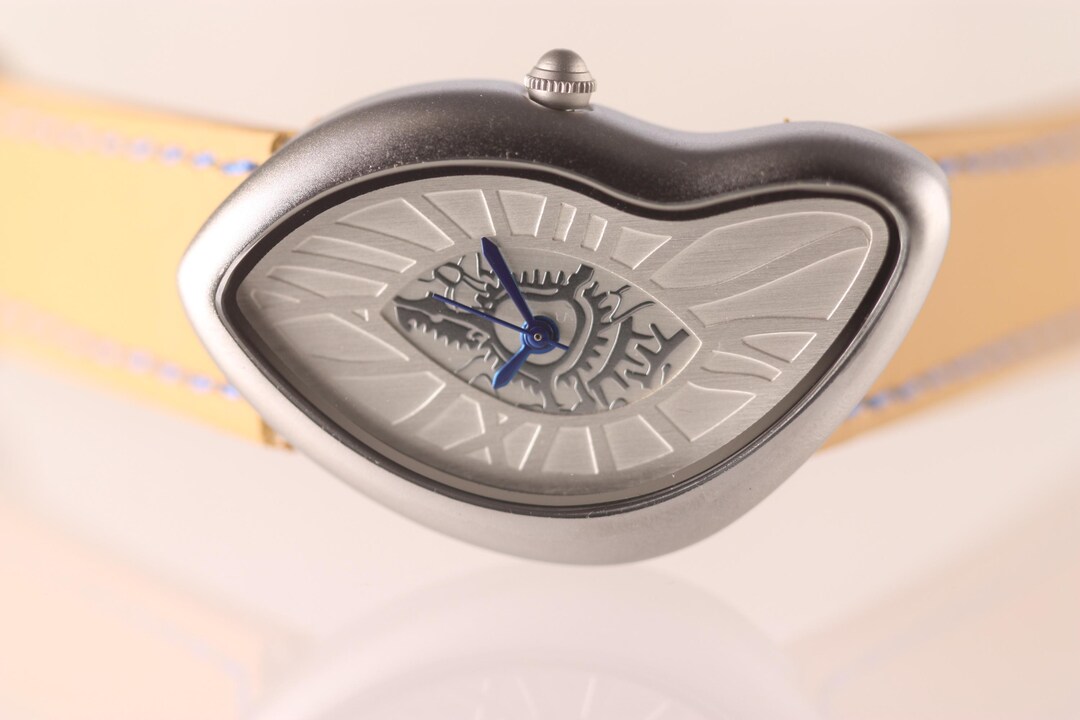 Womens Mens Skeleton Watch Dali Melting Orologio Surrealist Art Watch ...