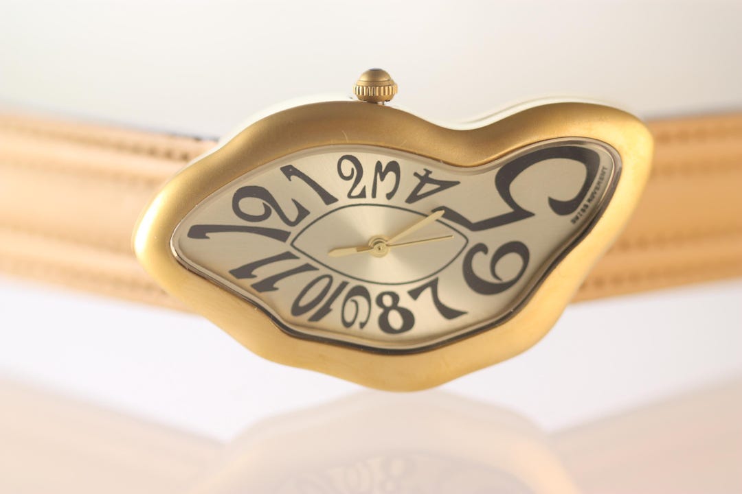 Liquid Time Dali Inspired Melting Vintage Style Rare French Homage ...
