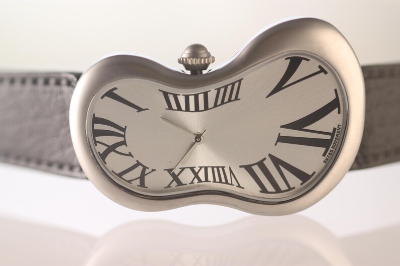 Melting Watch Dali Inspired Vintage Style Rare French Homage Irregular ...