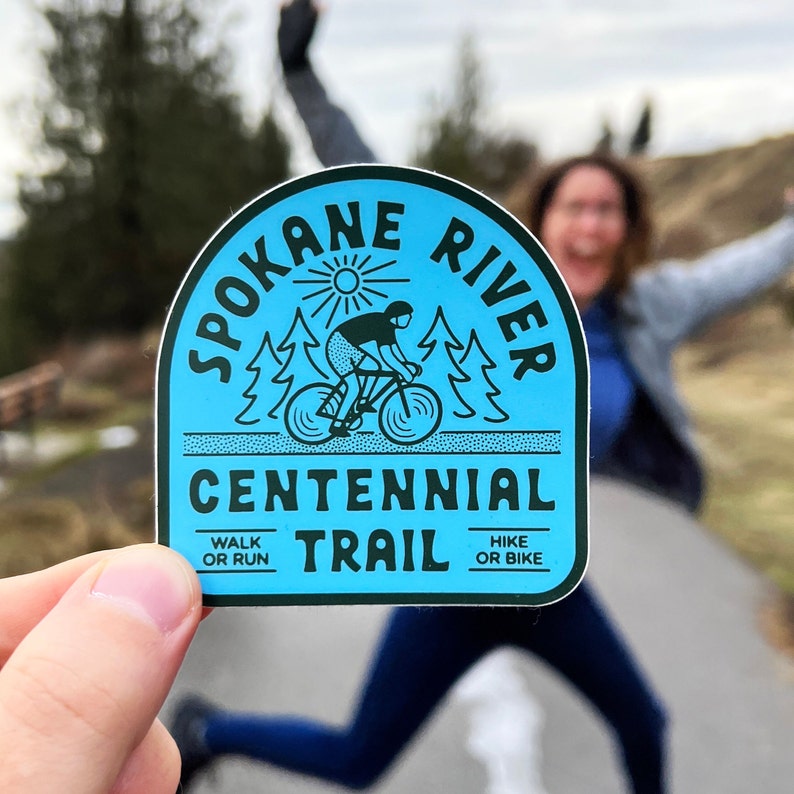 Spokane Sticker 3" Spokane River Centennial Trail Vinyl Decal ...