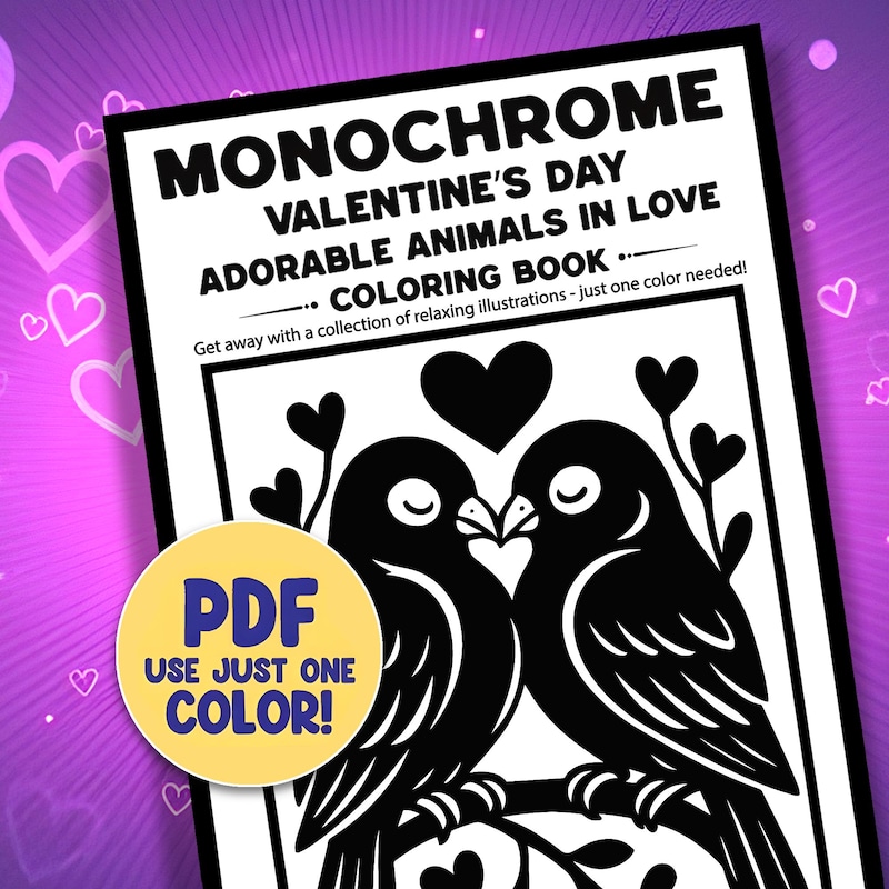 Color Page Couple - Etsy