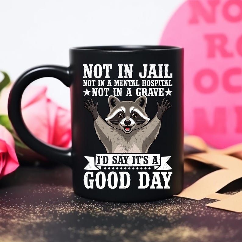 Funny Raccoon Sarcastic PNG, Good Day Meme (digital Download) - Etsy