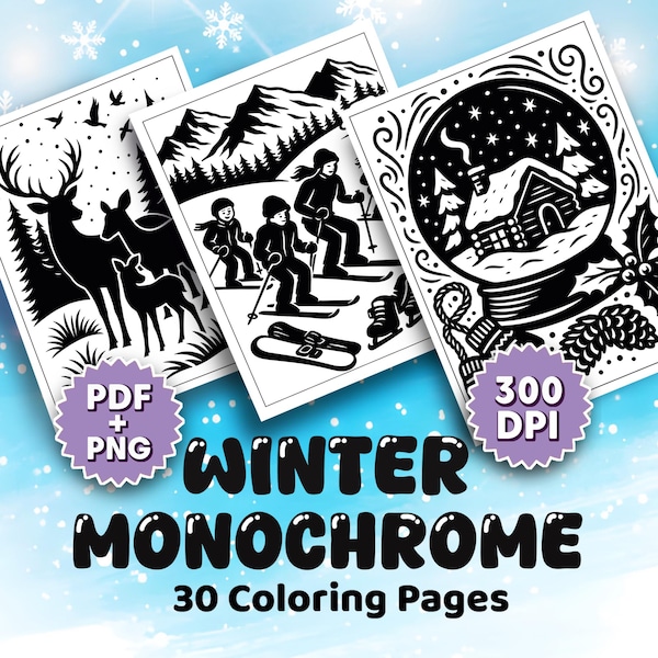 One Color Coloring Book - Etsy