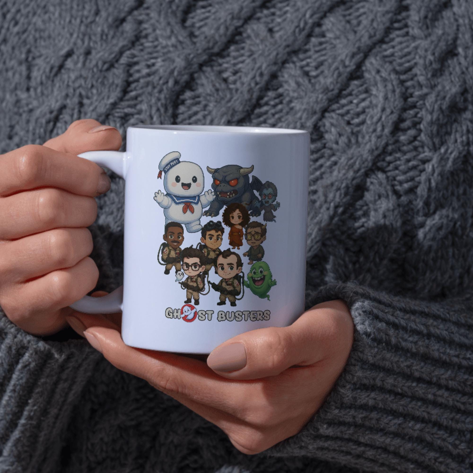 Ghostbusters Chibi PNG, Cute Cartoon Ghostbusters Characters Digital ...