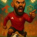 Manchester United Chibi Caricature PNG: Football Stars Digital Art - Etsy