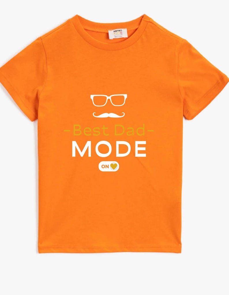 Best Dad Mode on T-shirt, Funny Father's Day Gift - Etsy