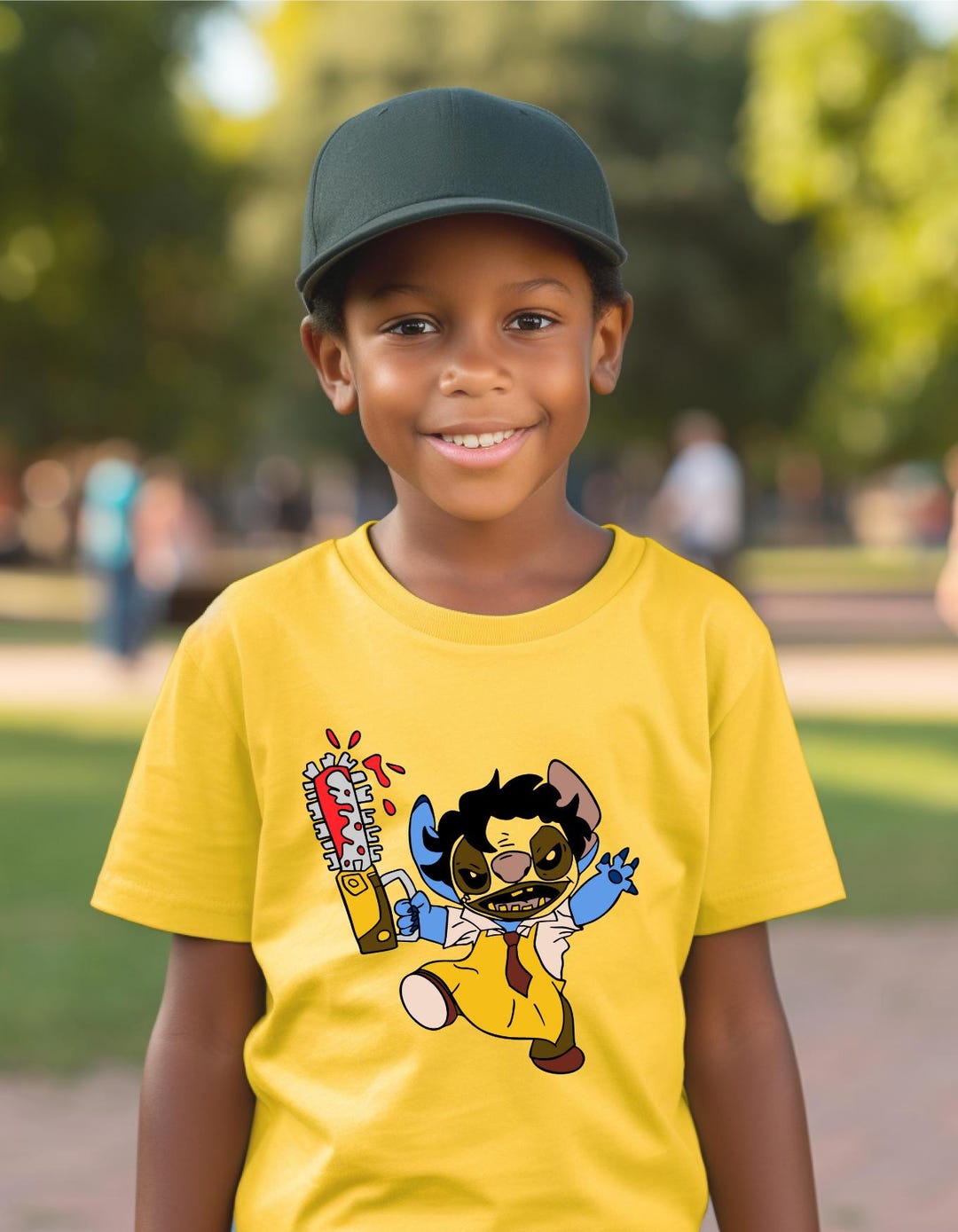 Stitch Leatherface Shirt - Cute Horror Halloween Kids Tee - Funny Texas ...