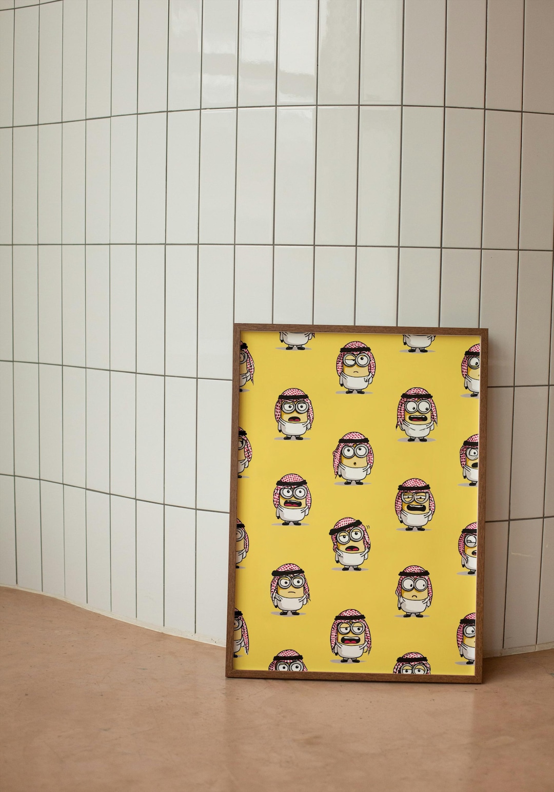 Minions in Shemagh | Arabic Pop Art Poster - Etsy