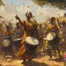 5 Landscape Dancing African Women Prints, Africa Inspired Art, Africa ...
