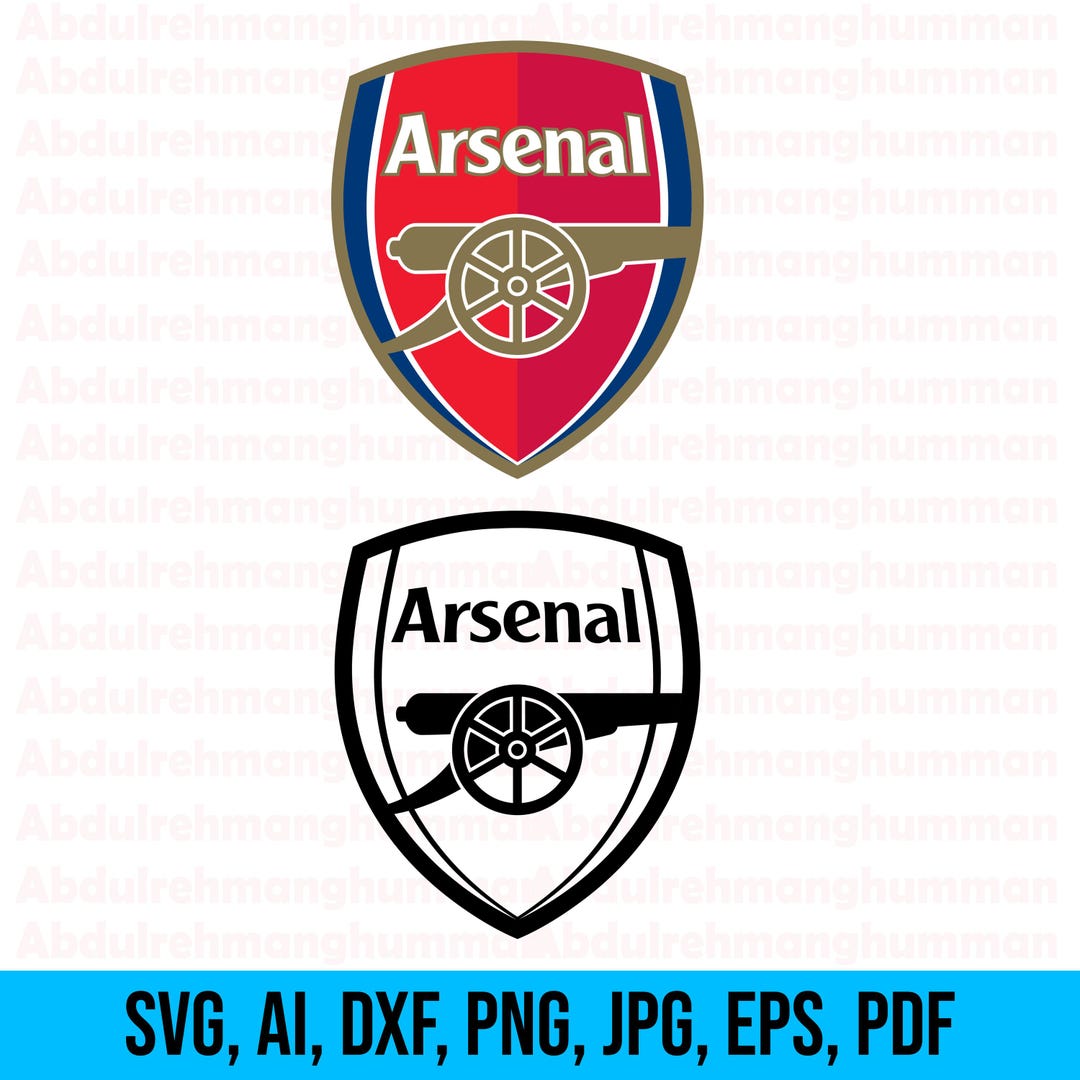 Arsenal Logo SVG Eps Pdf Png | Color and Monochrome Version | Cricut ...