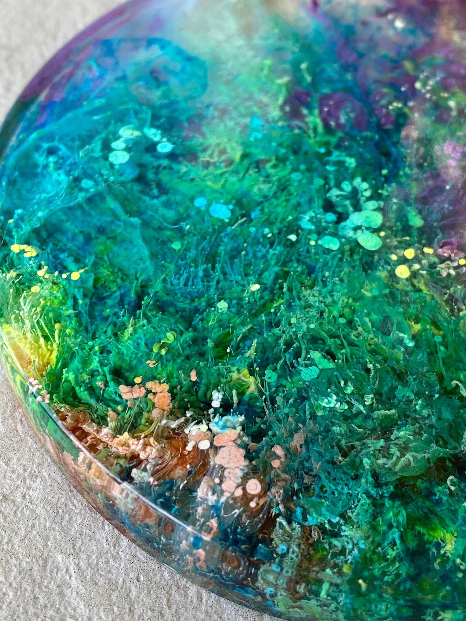 Buy Ocean Coral Inspired Epoxy Resin Coasters Set of 2 Online in India ...