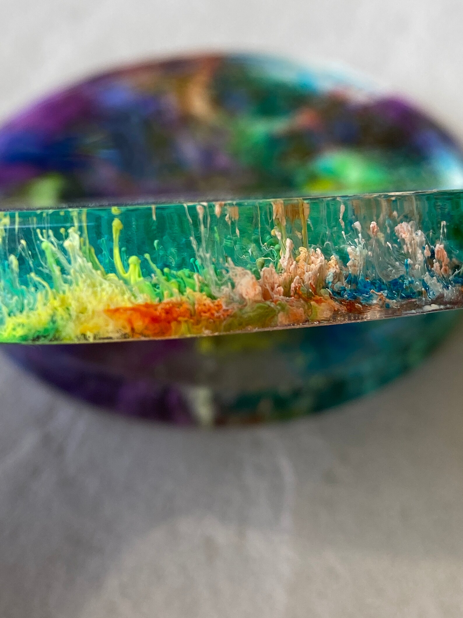 Ocean Coral Inspired Epoxy Resin Coasters Set of 2 - Etsy.de