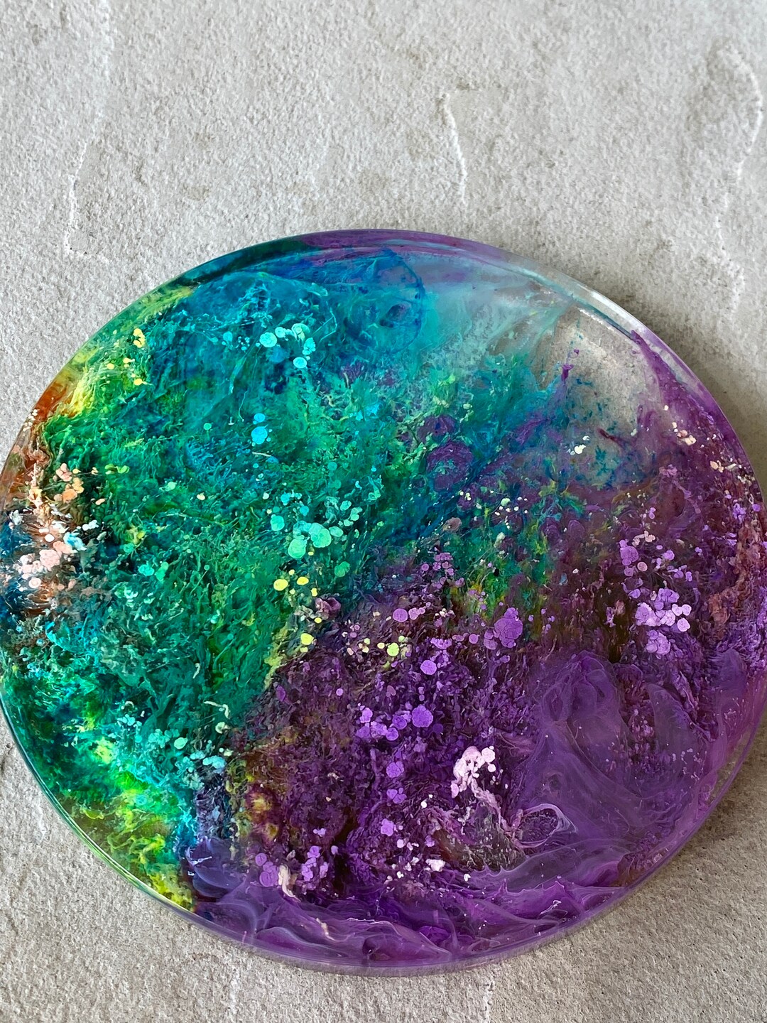 Buy Ocean Coral Inspired Epoxy Resin Coasters Set of 2 Online in India ...