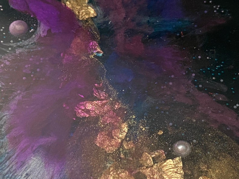 Epoxy Resin Coasters - Set of 2 - Edge of the Galaxy - Etsy