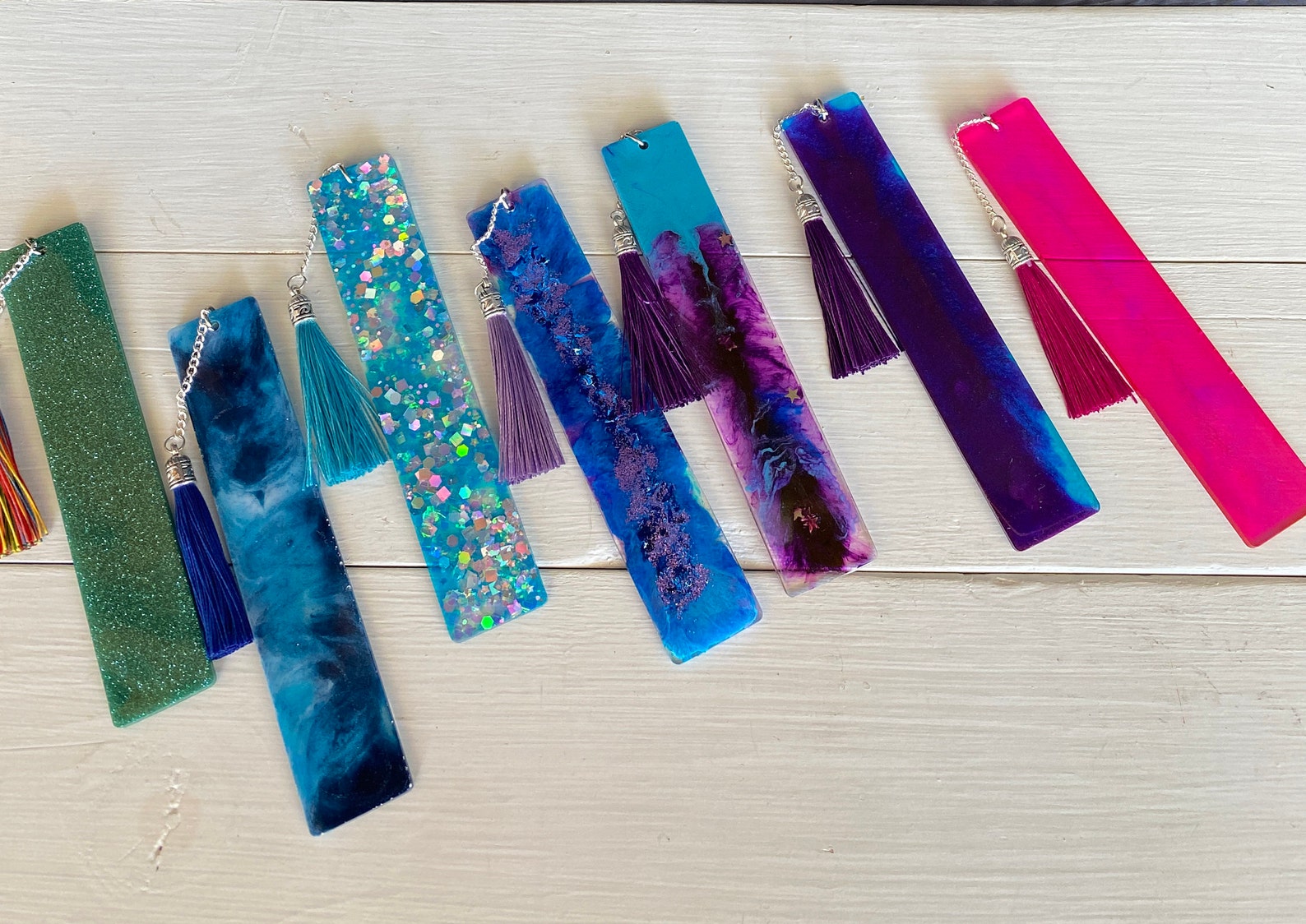 Epoxy Resin Bookmarks - Etsy