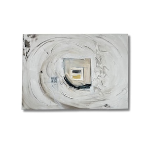 Kaaba: Tawaf – Sacred Geometry Inspired Abstract Painting | Textured ...