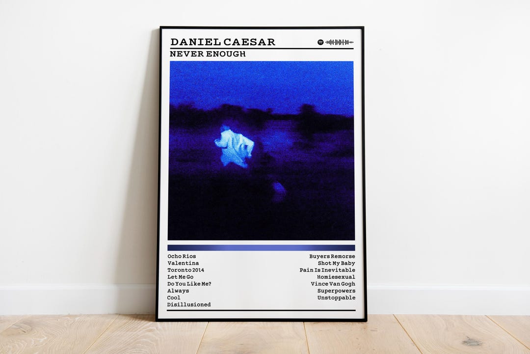 Daniel Caesar - Never Enough Album Poster | R&B Music Wall Art - Etsy