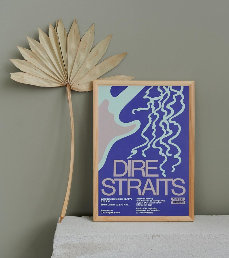 Dire Straits Album Cover Poster: Music Room Wall Decor - Etsy